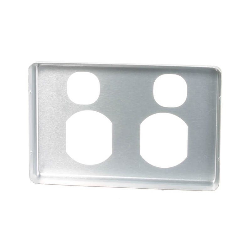 Clipsal C2025C-BA | Brushed Aluminium Cover to Suit C2025 (Classic Series)
