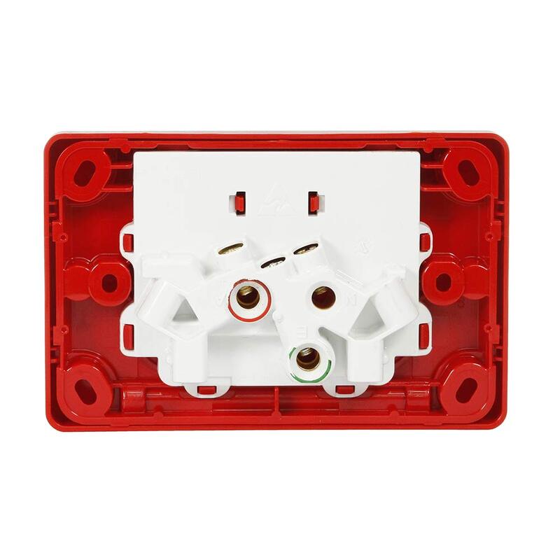 CLIPSAL C2025RD | Double Power Point GPO 10Amp 250v Red (Classic Series ...