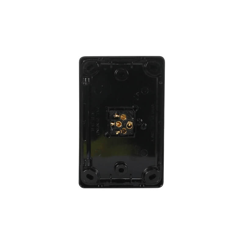 Clipsal C2031VABK | C2000 Series Vertical Switch 1 Gang 10A | Black