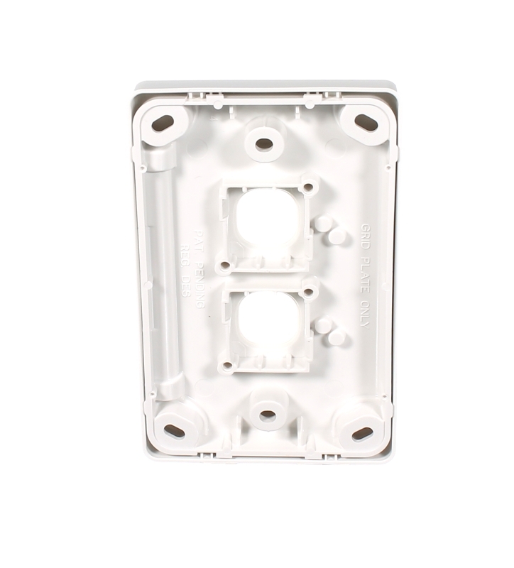 Clipsal Classic C2032VH | 2 Gang Grid And Surround (Classic Series ...