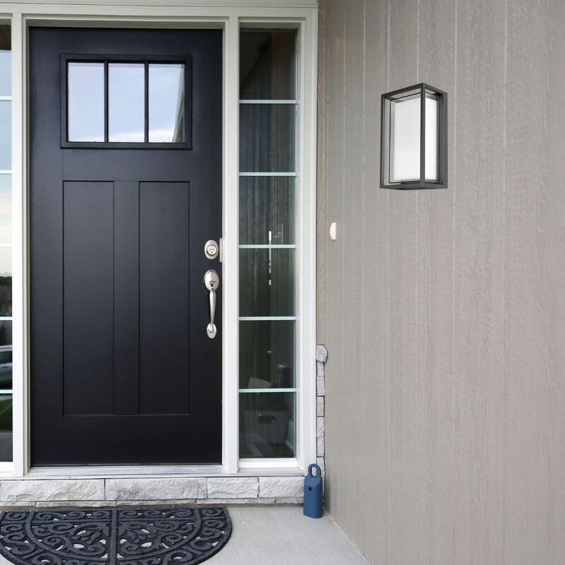 Martec MLXC34512M | Crew 12W Tricolour LED Wall Light | Matt Black