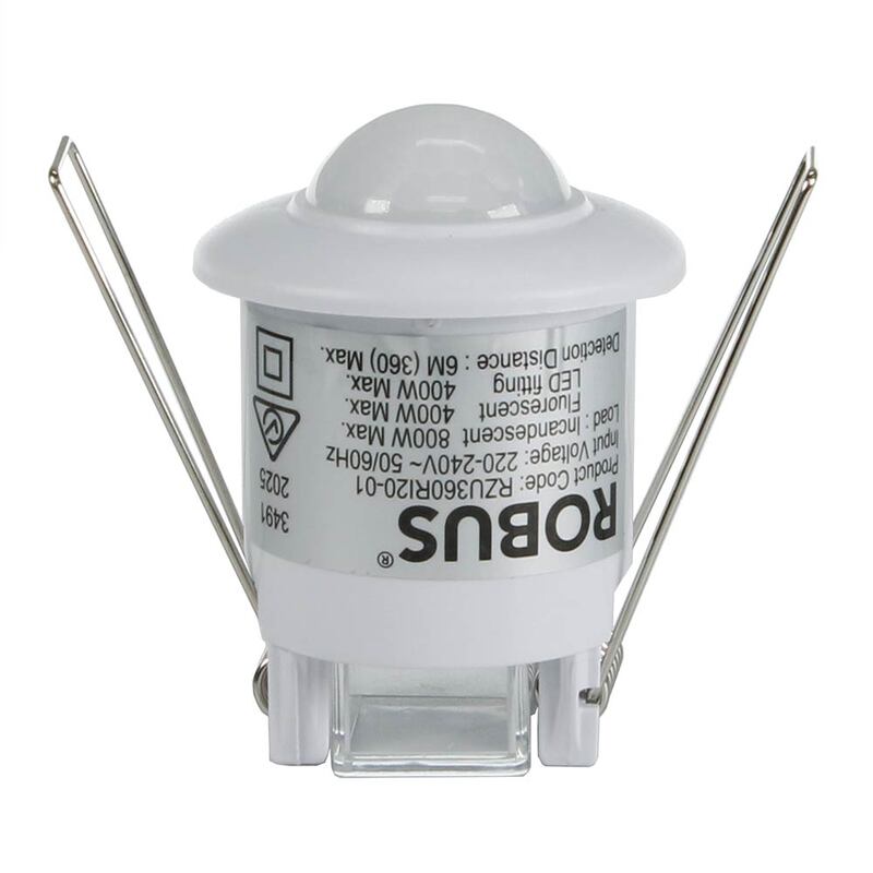 ROBUS RZU360RI20 | ZUNI Recessed | Motion Sensor 360°PIR (WHITE)