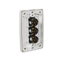 Clipsal 3 Gang Switch 10Amp 250v White (2000 Series) 2033VAWE, 2033VA