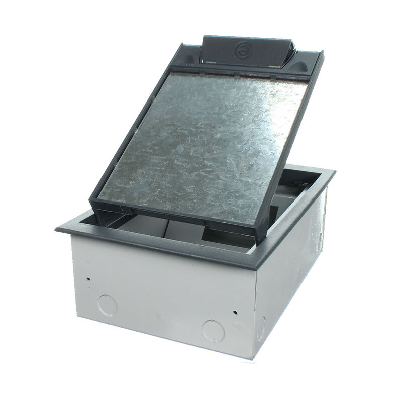 Elsafe Falcon 027.0800.000 | Built-In Screed Floor Box With Lid Grey