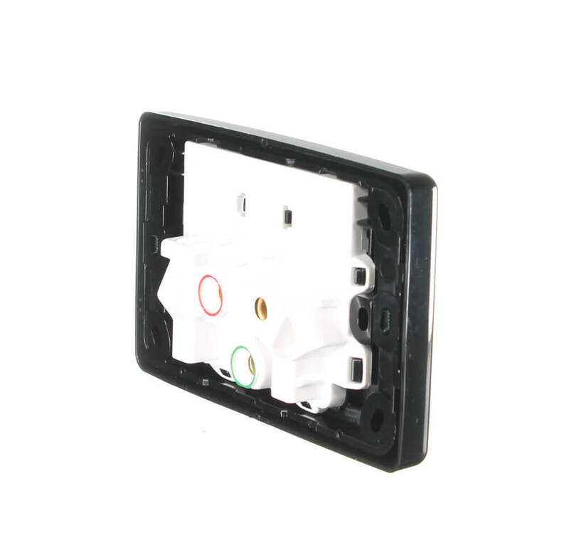 CLIPSAL 2025-BK | Black 10 amp Double Power Point | 2000 Series