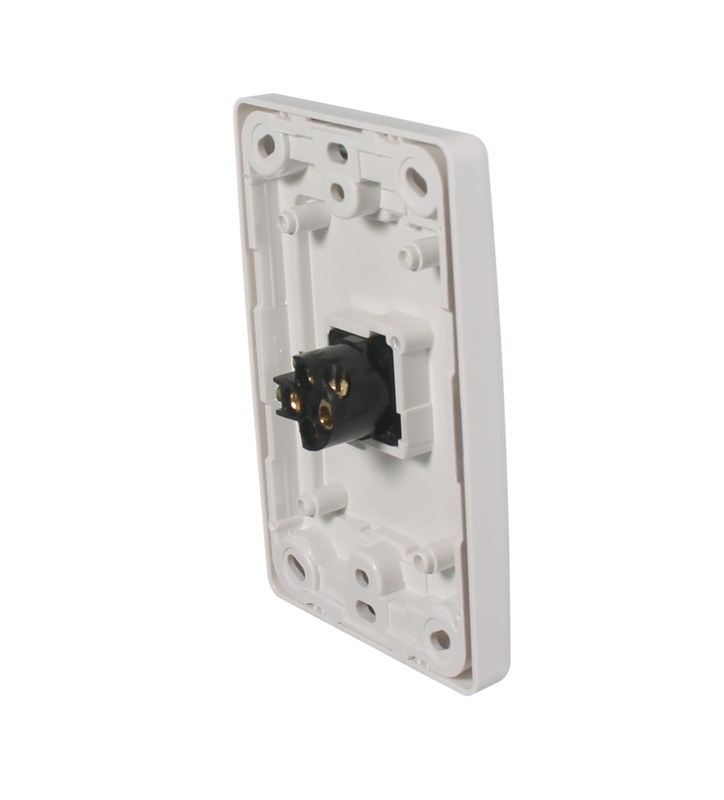 Clipsal 2031VA-WE | 1 Gang Switch 10Amp 250v White (2000 Series)
