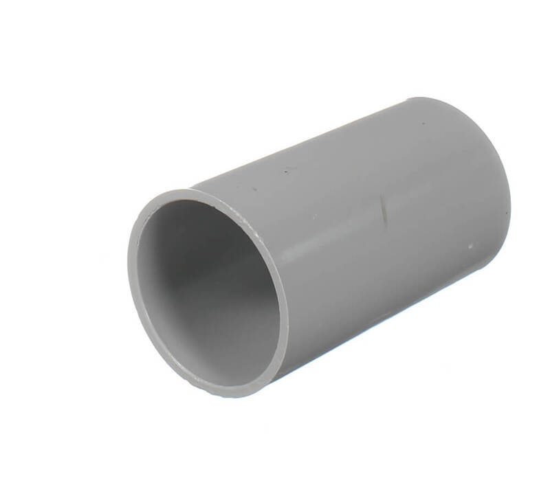 NLS 30217 | 50mm PVC Coupling Plain Grey | TC50