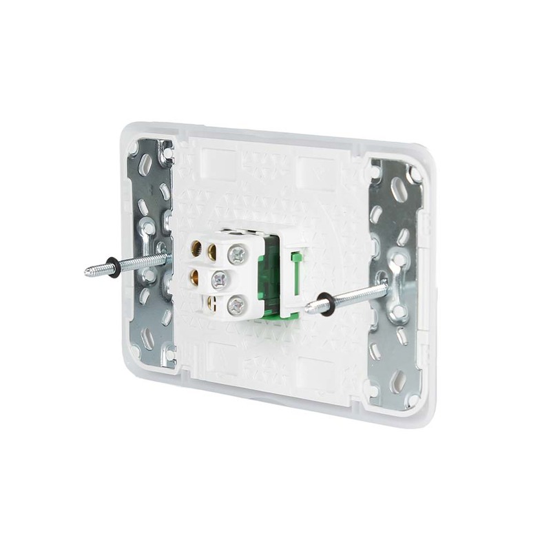 Clipsal Iconic 3041HA-VW | Switch 1 Gang 10Amp Horizontal | Vivid White