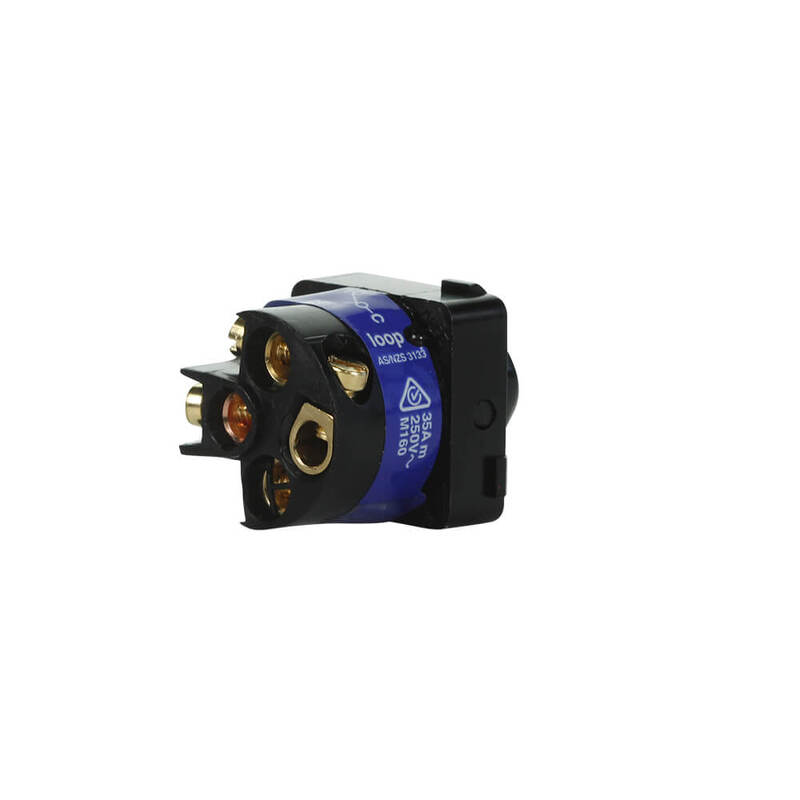 Clipsal 30M35COOK-BK | 35A Switch Labelled COOKER Mech (30 Series) | Black