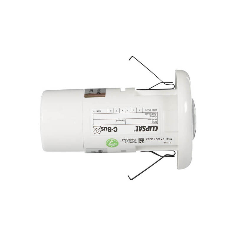 Clipsal 5753L Indoor Ceiling 360° PIR Motion Sensor for C-Bus Systems ...