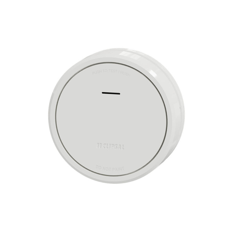 Clipsal 755WSA | 240V Round Smoke Alarm with Wiser Integration