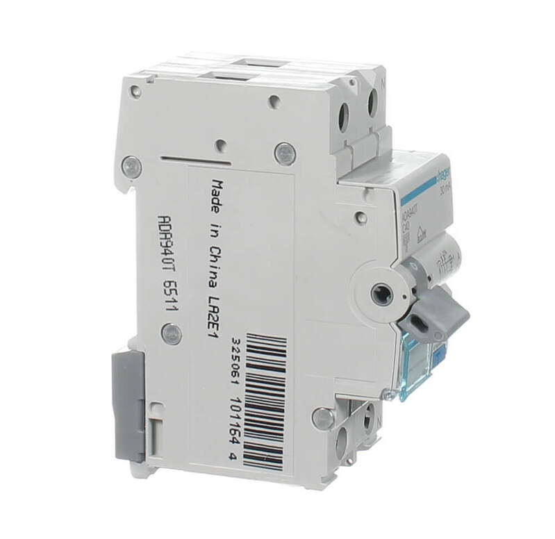 HAGER ADA940T | 40 Amp 2 Pole 6kA | 30mA RCD/MCB RCBO