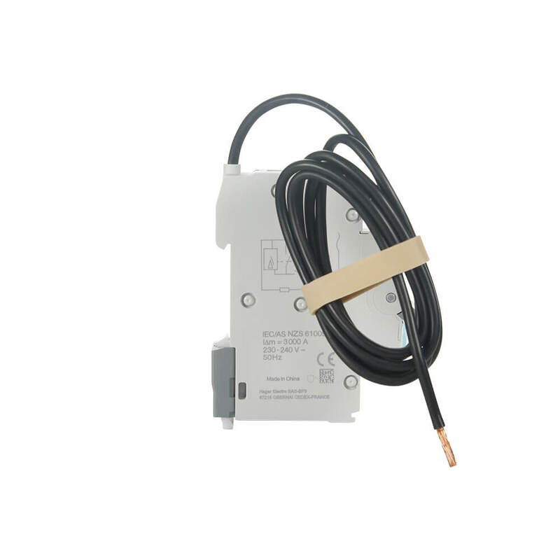 Hager ADC932T | 32A Single Pole and Neutral RCBO Breaker | 30mA 6kA
