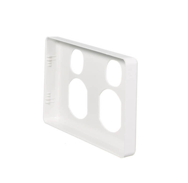 Clipsal C2025C | White Cover only to suit C2025-WE Classic double power ...