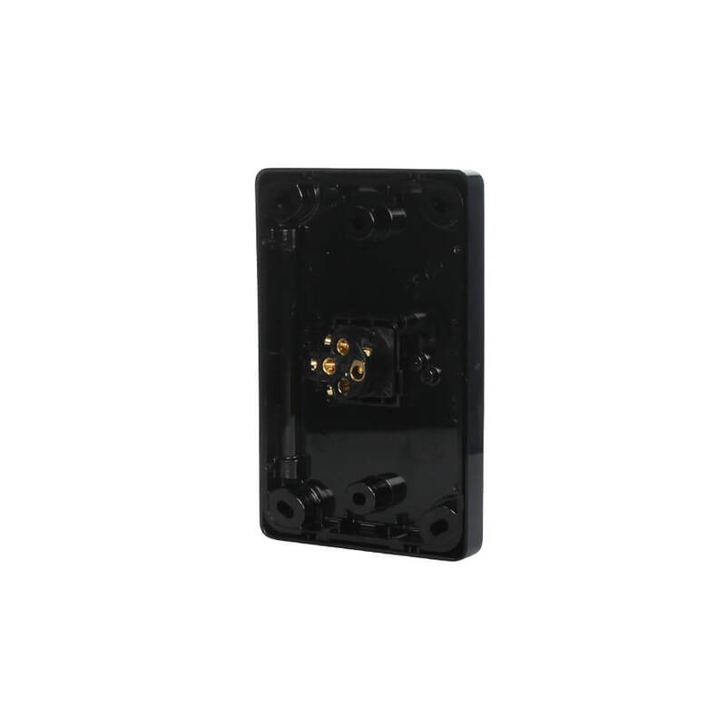 Clipsal C2031VABK | C2000 Series Vertical Switch 1 Gang 10A | Black