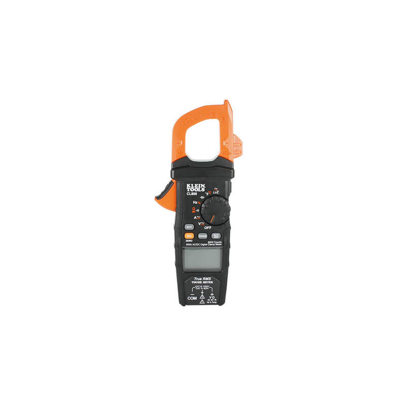 Klein Tools CL800 | Digital Clamp Meter 600A AC Auto-Range TRMS