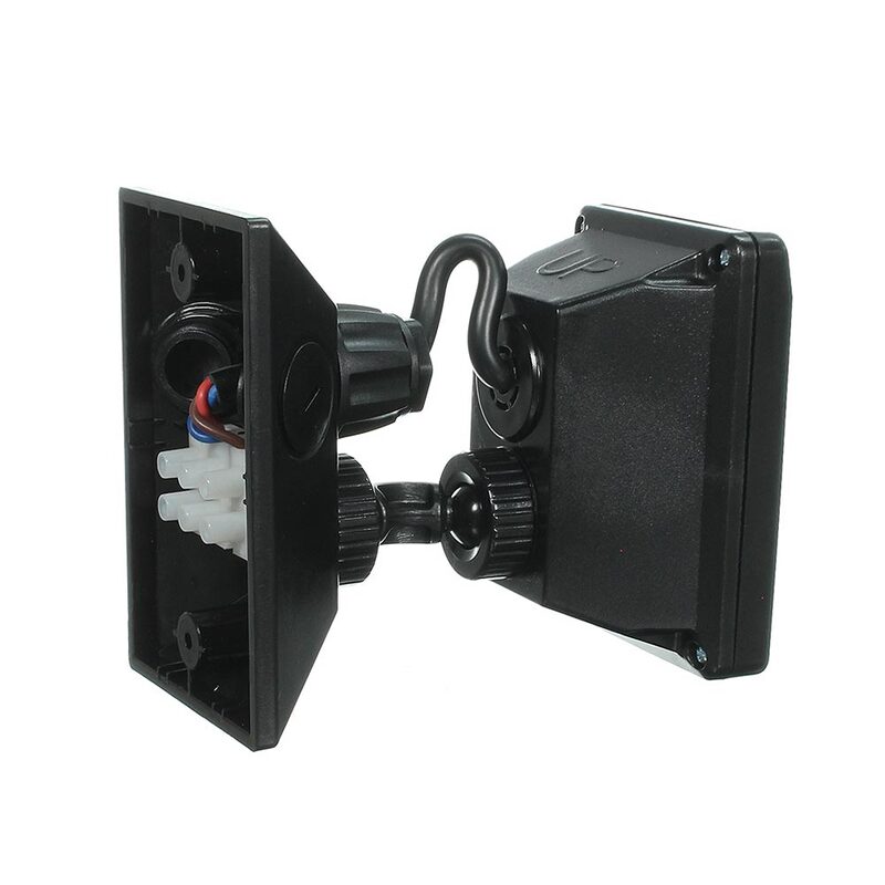 Matelec FMS-15000-B | Adjustable 3 Wire Infrared Motion Sensor IP66 Black