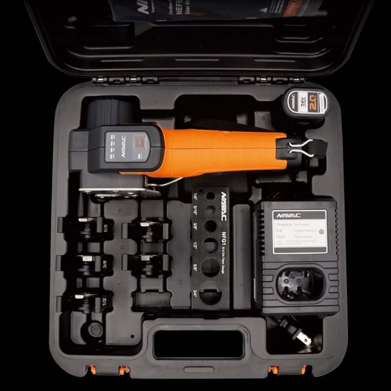 NAVTEK NEF6LM | HVAC Cordless Power Flaring Tool 7.4V 2Ah 14.8Wh