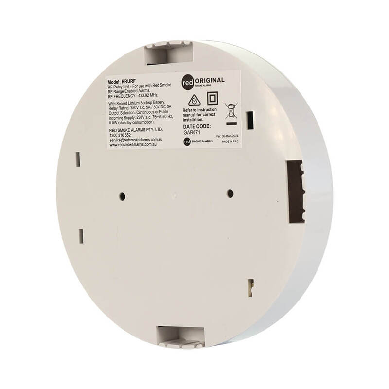 Red Smoke Alarms RRURF | 240v Relay Unit | Connects via RF Signal or ...