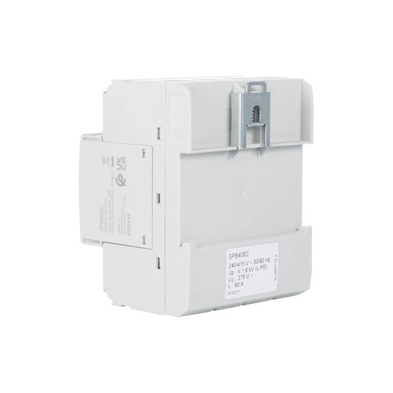 Hager SPB408D | Surge Protection Device 4 Pole TNS/TT 8kA