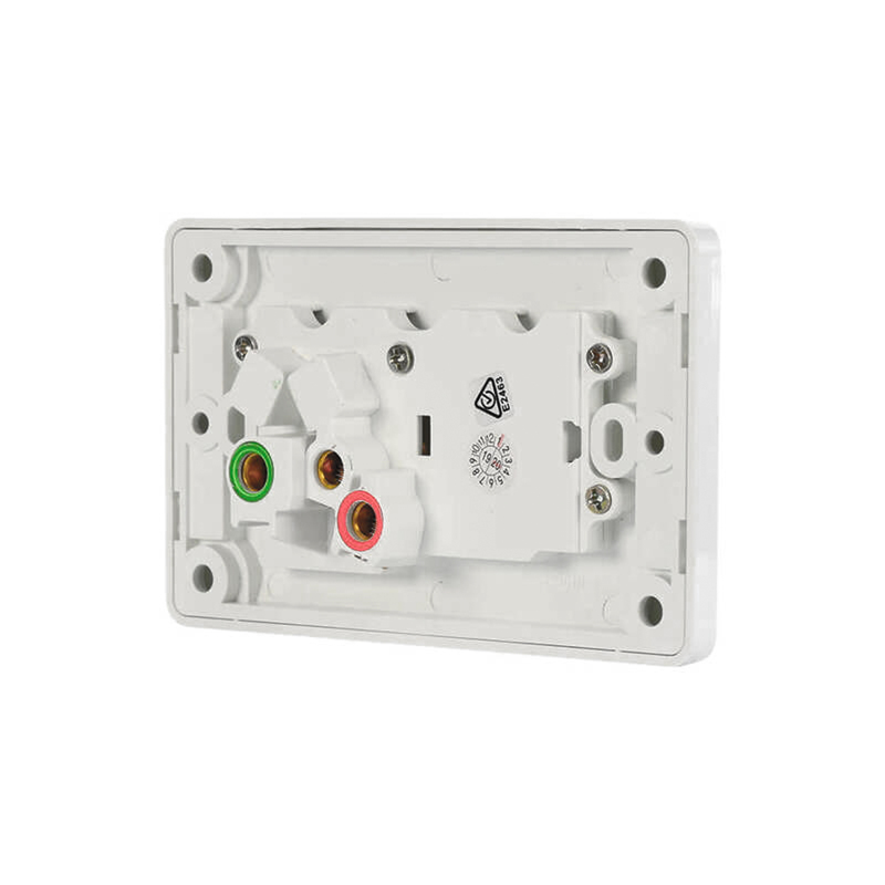 Tesla TESGPO1LD | Single Large Switch GPO 10A | White