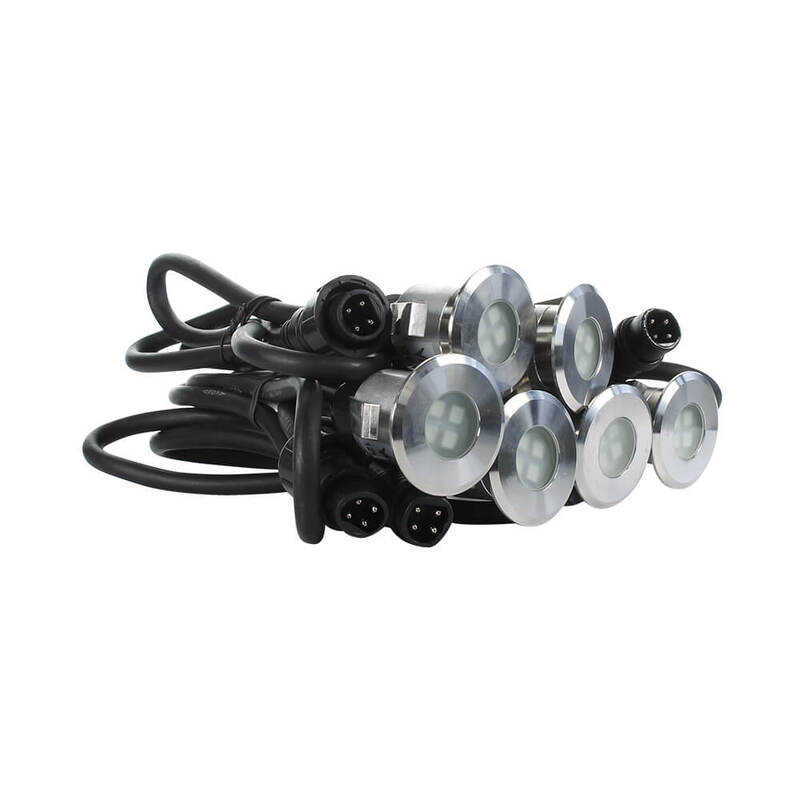 VIBE VB1104-RGB-6KIT | Dimmable Recessed Deck Light x 6 RGB Kit