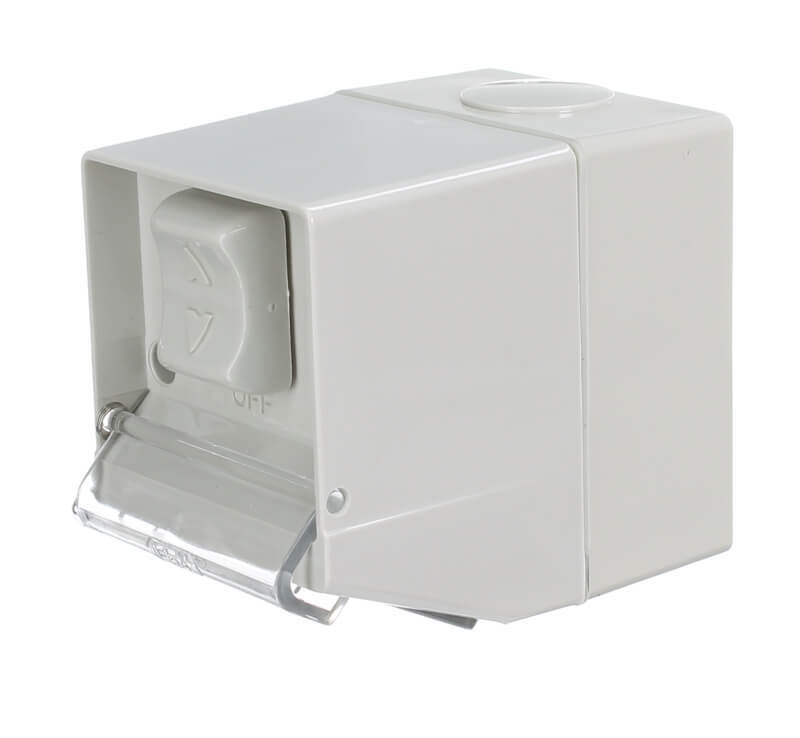 CLIPSAL WSC228-GY | Single Weatherproof Power Point GPO 10amp 250v with ...