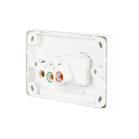 Clipsal C2015WE | Single GPO 10Amp White (Classic Series) C2015-WE