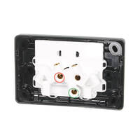 CLIPSAL C2025BK | Double Power Point GPO 10Amp 250v Black (Classic Series)