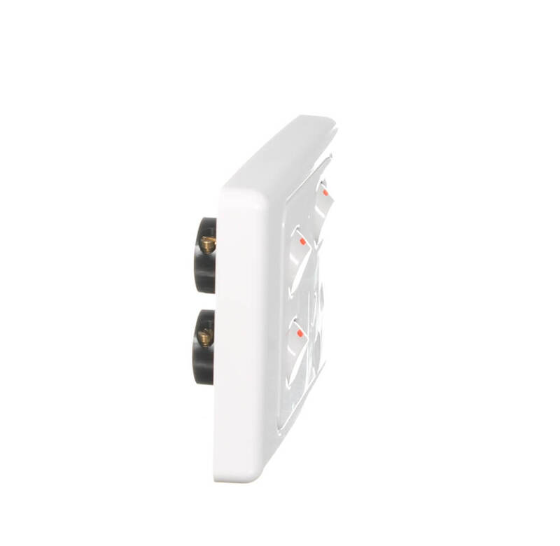 Clipsal 2015XX-WE | 10Amp Single Power Point With 2 Extra Switches ...
