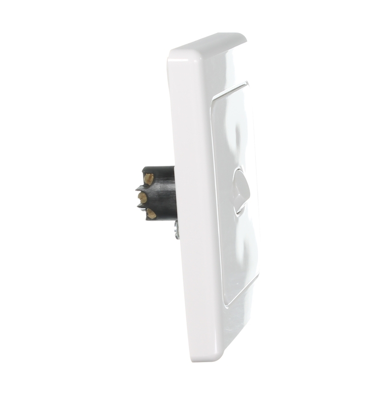 Clipsal 2031V66-WE | 1 Gang Switch Weatherproof Vertical Flush 10A IP66 ...