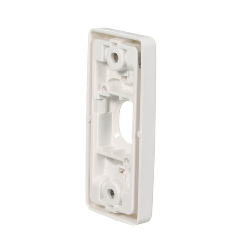 Clipsal 2031-WE | 1 Gang Architrave Grid & Surround White | 2000 Series