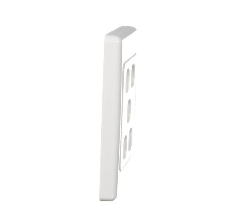 Clipsal 2035VH-WE | 5 Gang Grid And Surround 2000 Series White