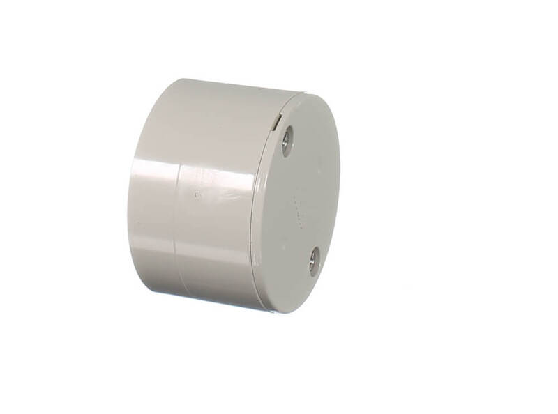 Clipsal 1 Way 25mm Round Shallow Junction Box | 240-25-1-GY | Jbox