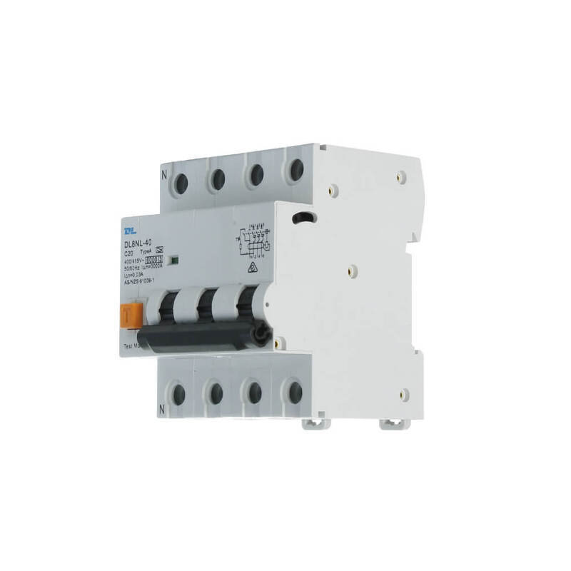 NLS 30821 | 20Amp 6kA | 4 Pole RCBO | Type A