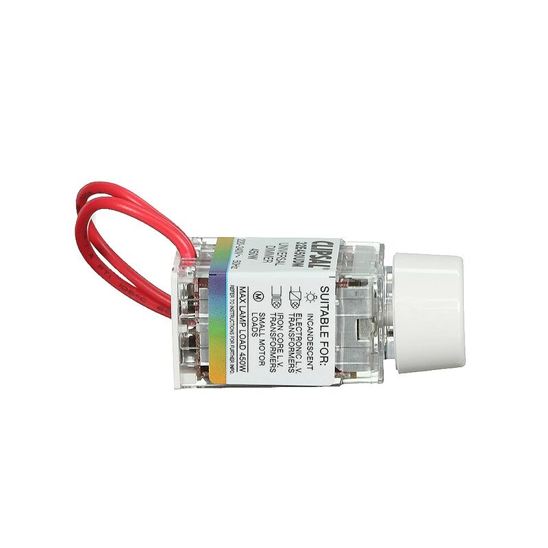 CLIPSAL 32E450UDM-WE | Universal Dimmer Mechanism 450v (Clear Body ...