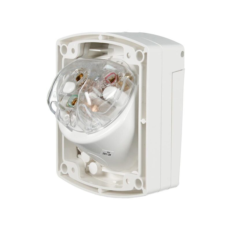 Clipsal 415VF-WE | Weatherproof Automatic Outlet 10 Amp Double Pole | White