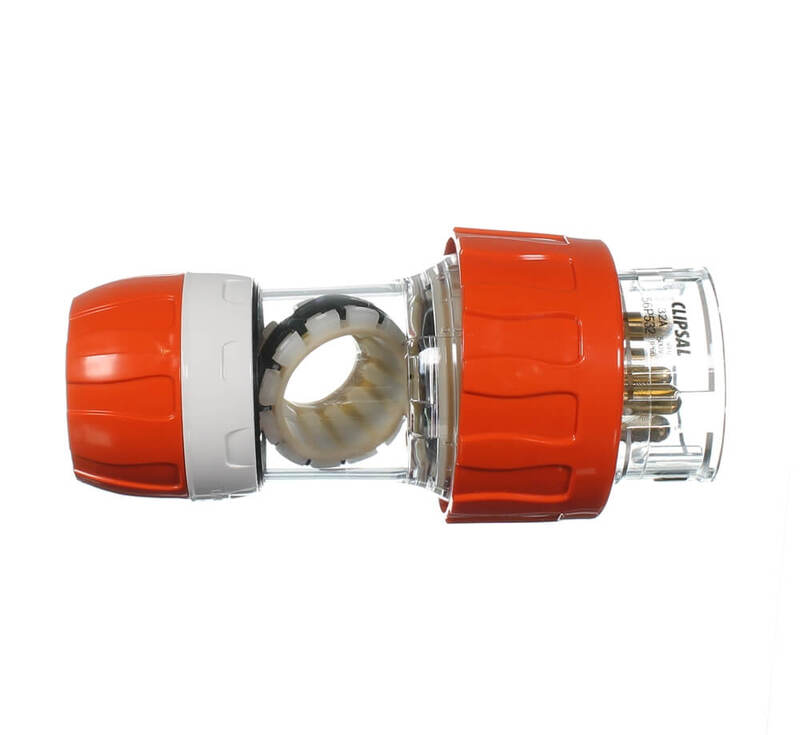 CLIPSAL 56P532 | 5 Pin 32Amp Straight Plug | 56 Series
