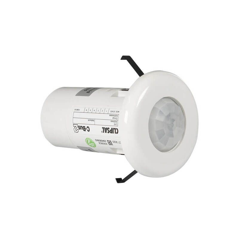 Clipsal 5753L Indoor Ceiling 360° PIR Motion Sensor for C-Bus Systems ...
