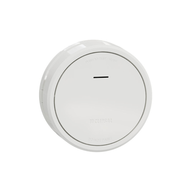 Clipsal 755WSA | 240V Round Smoke Alarm with Wiser Integration