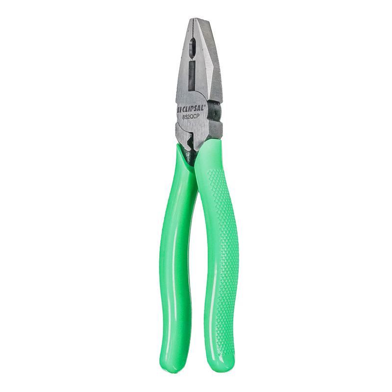 Clipsal 852QCP | Insulated 200mm Quick Connect Stripping Pliers | Green