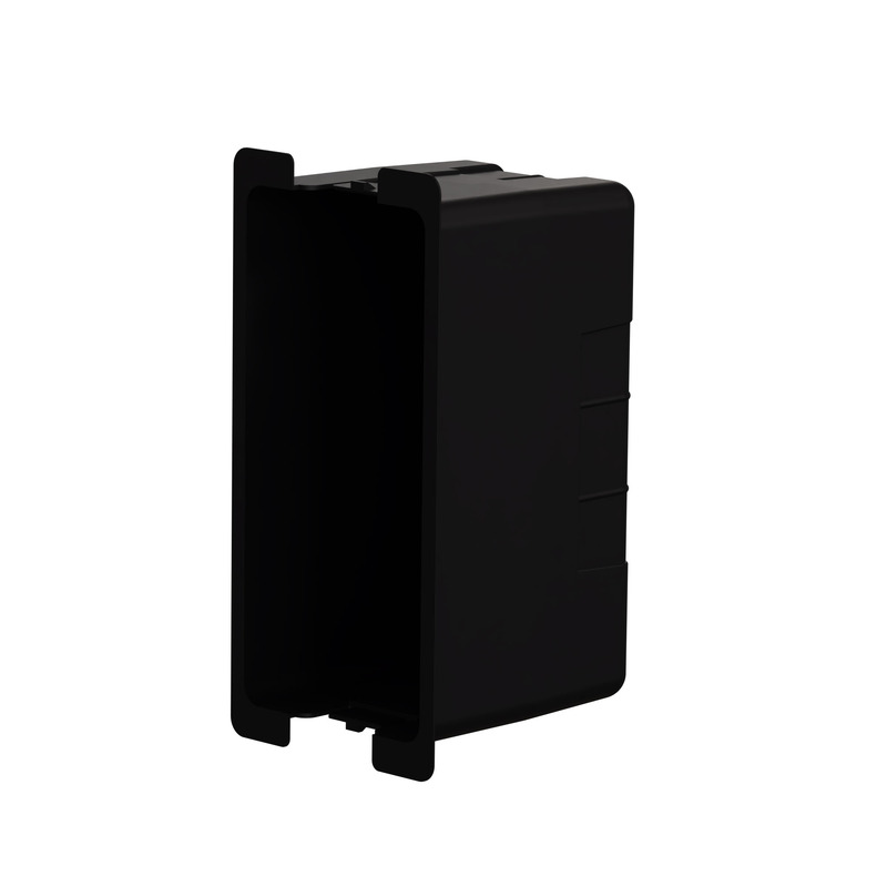 Clipsal 90BD4-BK | Solis Shroud 120mm Mounting Centres | Black