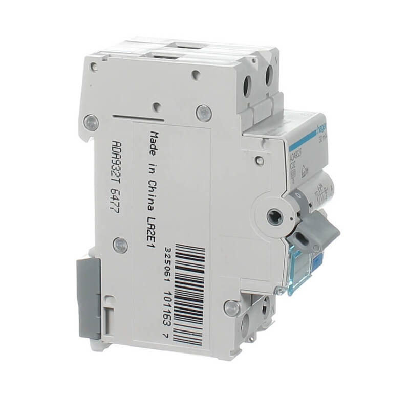 HAGER ADA932T | 32 Amp 2 Pole 6kA | 30mA RCD/MCB RCBO