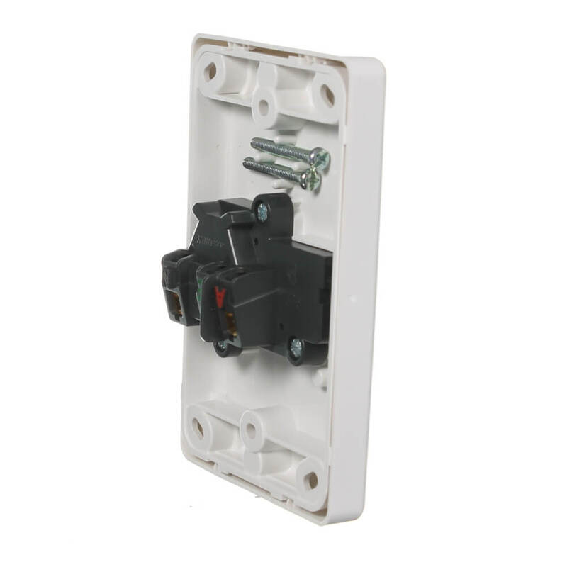 Clipsal Classic C2015V-WE | 10Amp Single Vertical Socket Outlet White