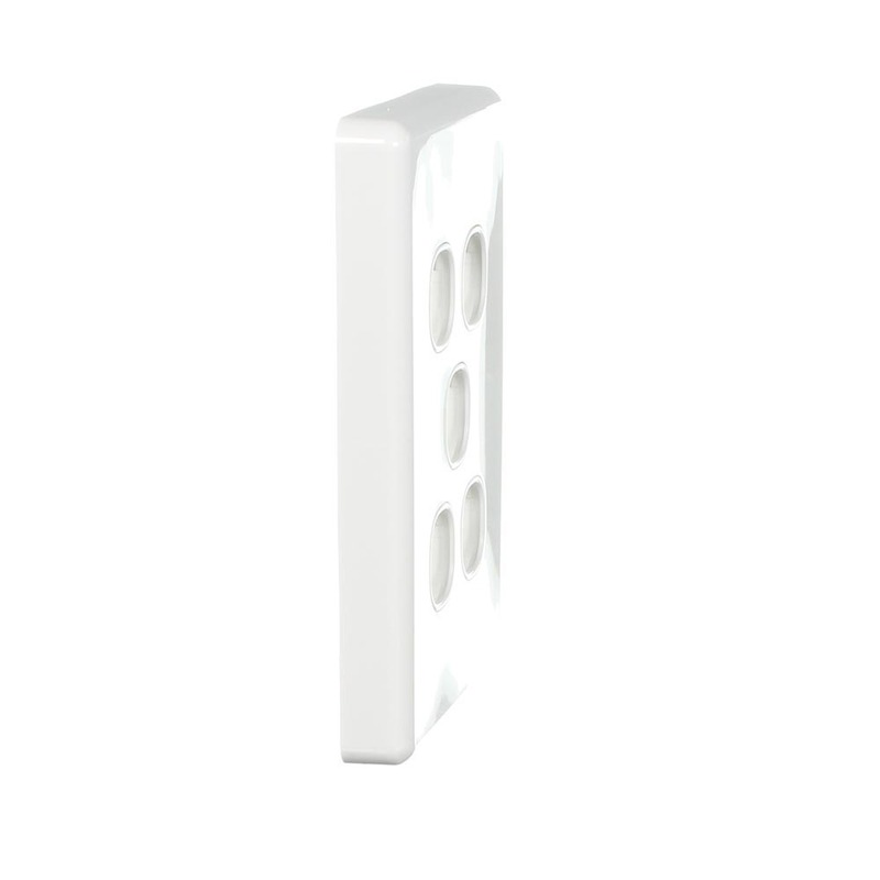Clipsal C2035VH-WE | 5 Gang Grid And Surround Classic Series White