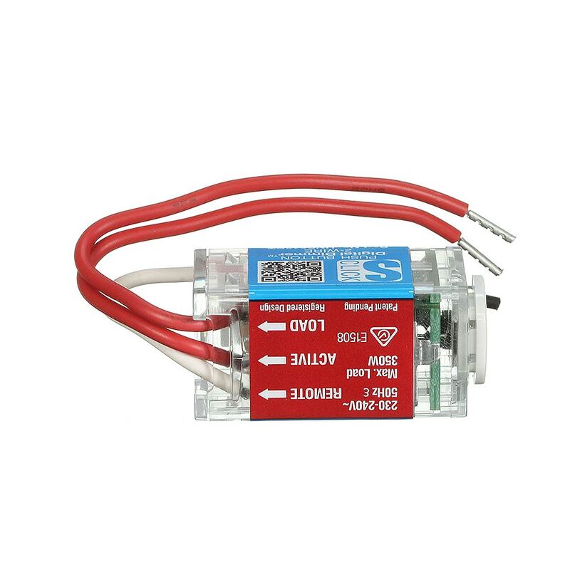 Cabac - Digital 2 wire Push Button Digital Dimmer White HNS610DT - CABAC