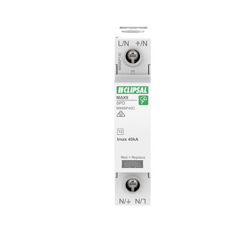 Clipsal MX9SP140 | MAX9 SPD 1P 40kA Surge Protection Device
