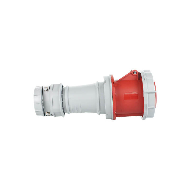 Qixing QX1121 | Extension Socket 3-Phase 63A 400V 5-Pin Round IP67
