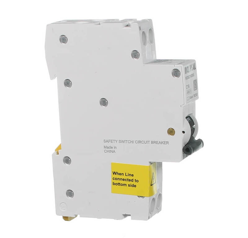Clipsal 16AMP RCBE216/30S RCD/MCB 1P+N 1M 16A 4.5kA 30MA SLIM | RCBO