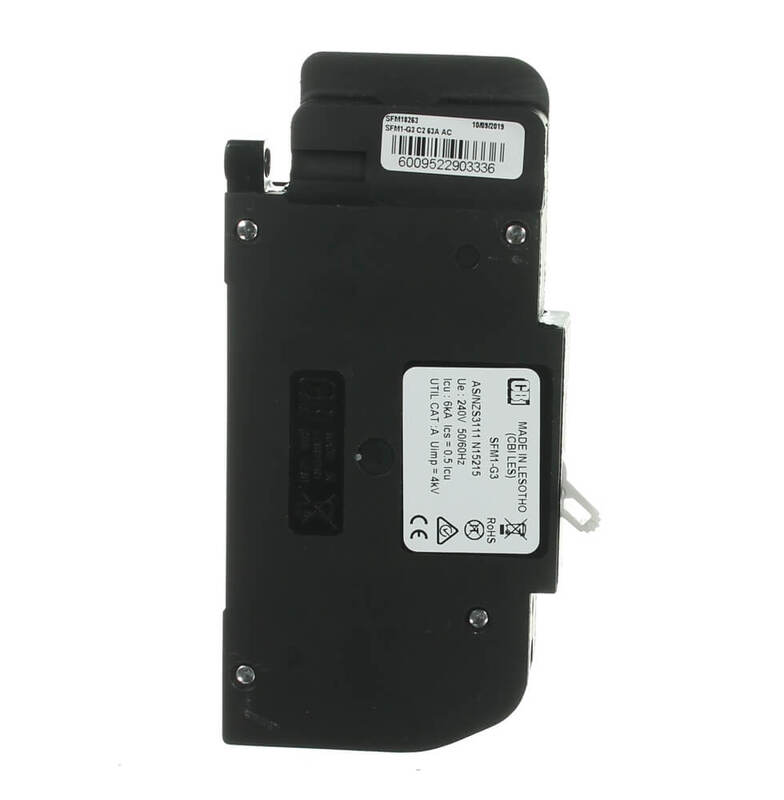 HEINEMANN CIRCUIT BREAKERS SFM1-G3-63-2 | 63 Amp 1 Pole Circuit Breakers